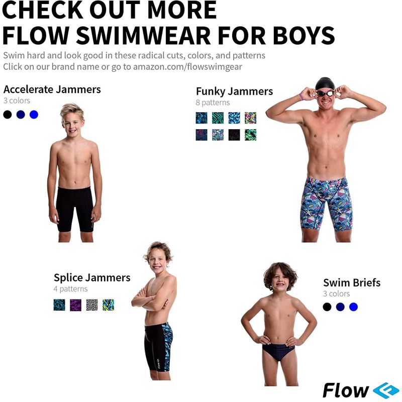 Flow Funky Swim Jammers Bañador Jammer En Niños Tamaño 24 A 30 Con