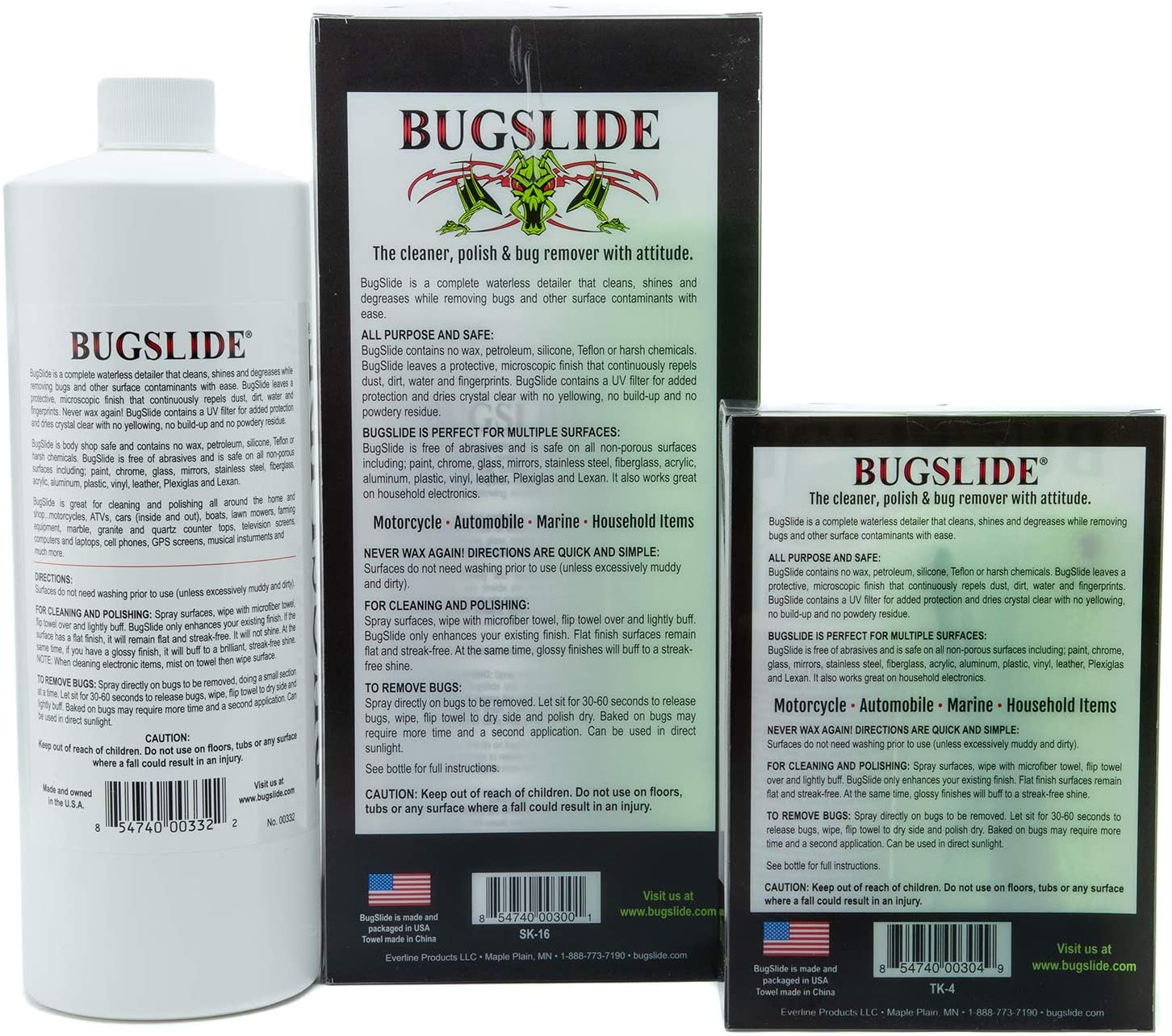 Bug Slide juego económico de paño y pulverizador - Compra en Amazon ...