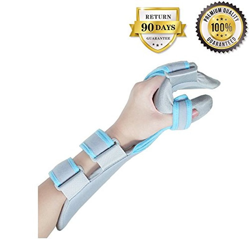 Férula de mano suave en reposo férula de muñeca nocturna inmovilizador ...